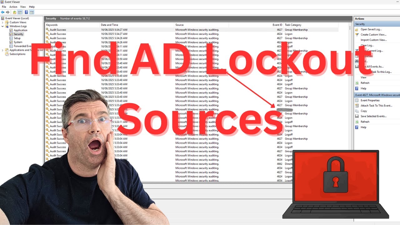 Find Active Directory Account Lockout Sources | Trace Event ID 4740 ...