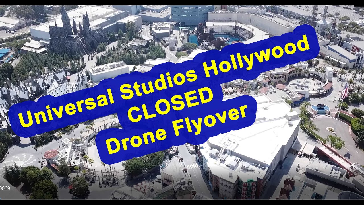 Universal Studios Hollywood - CLOSED - Drone flyover - YouTube