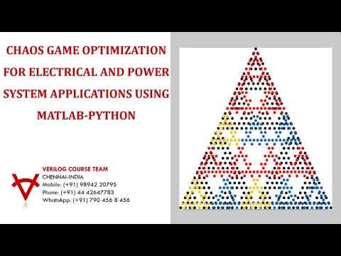 CHAOS GAME OPTIMIZATION FOR ELECTRICAL AND POWER SYSTEM APPLICATIONS USING MATLAB-PYTHON - YouTube