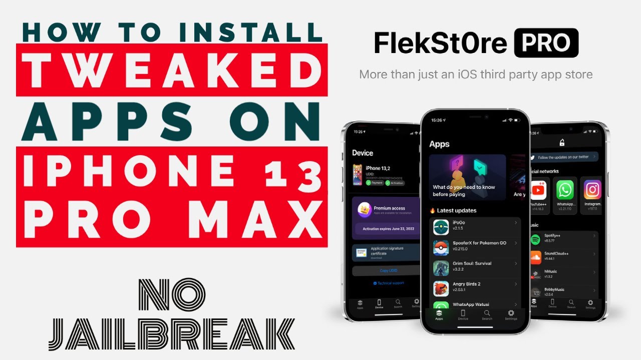 How to install TWEAKED apps on iPhone 13 Pro Max | iOS 15.0.2 | NO ...