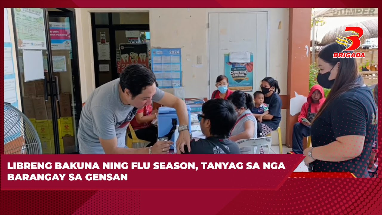 Libreng bakuna ning flu season, tanyag sa nga Barangay sa Gensan - YouTube