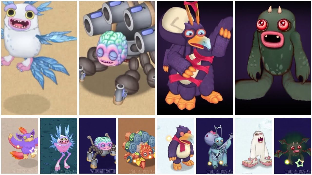 MONSTERS FUSIONS in MSM | Monsters Was Transformed | My Singing ...