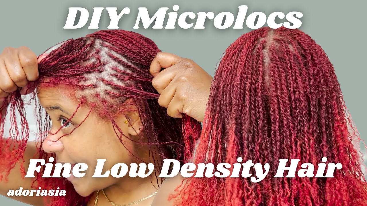 DIY MICROLOC installation part 2 | two strand twist starter locs on ...