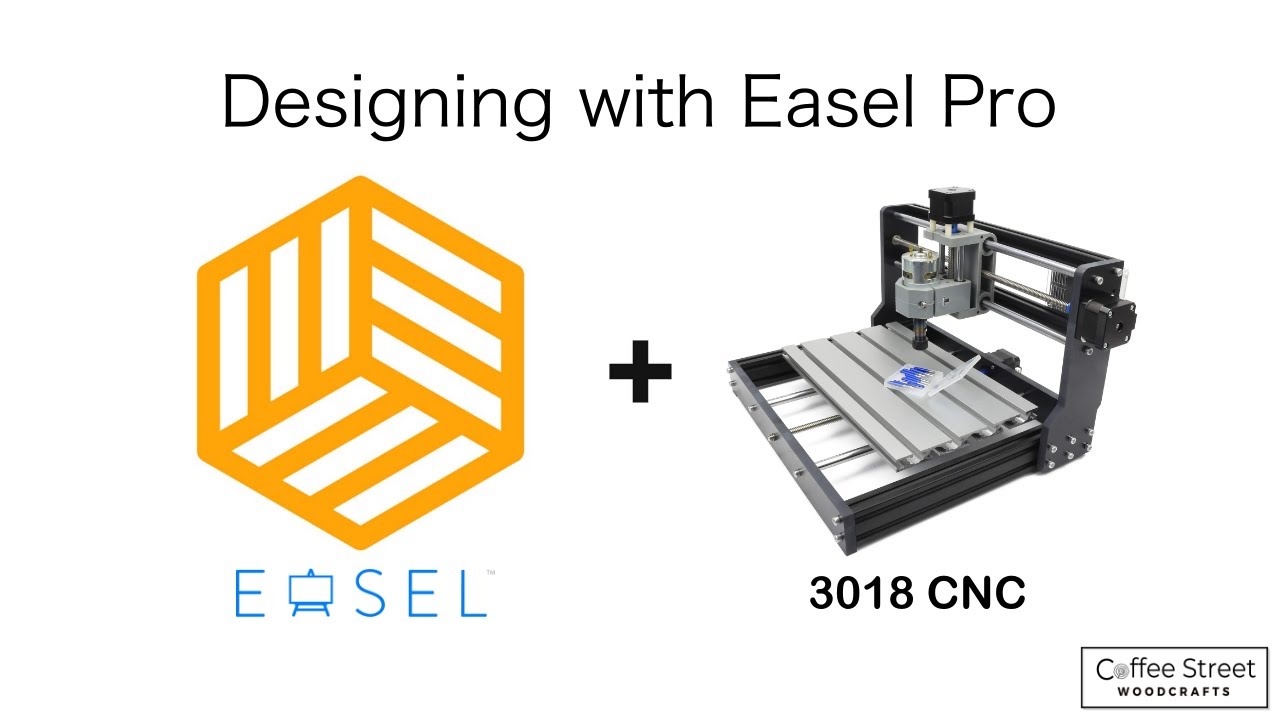 Designing In Easel Pro With The 3018 CNC #caddesign #cncmachine # ...