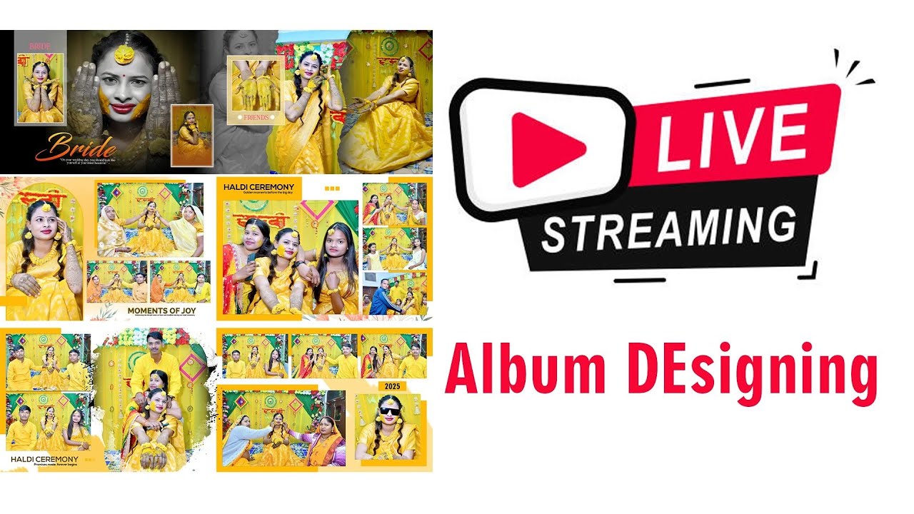 Photo Finishing Album Designing की लाइव स्ट्रीम - YouTube