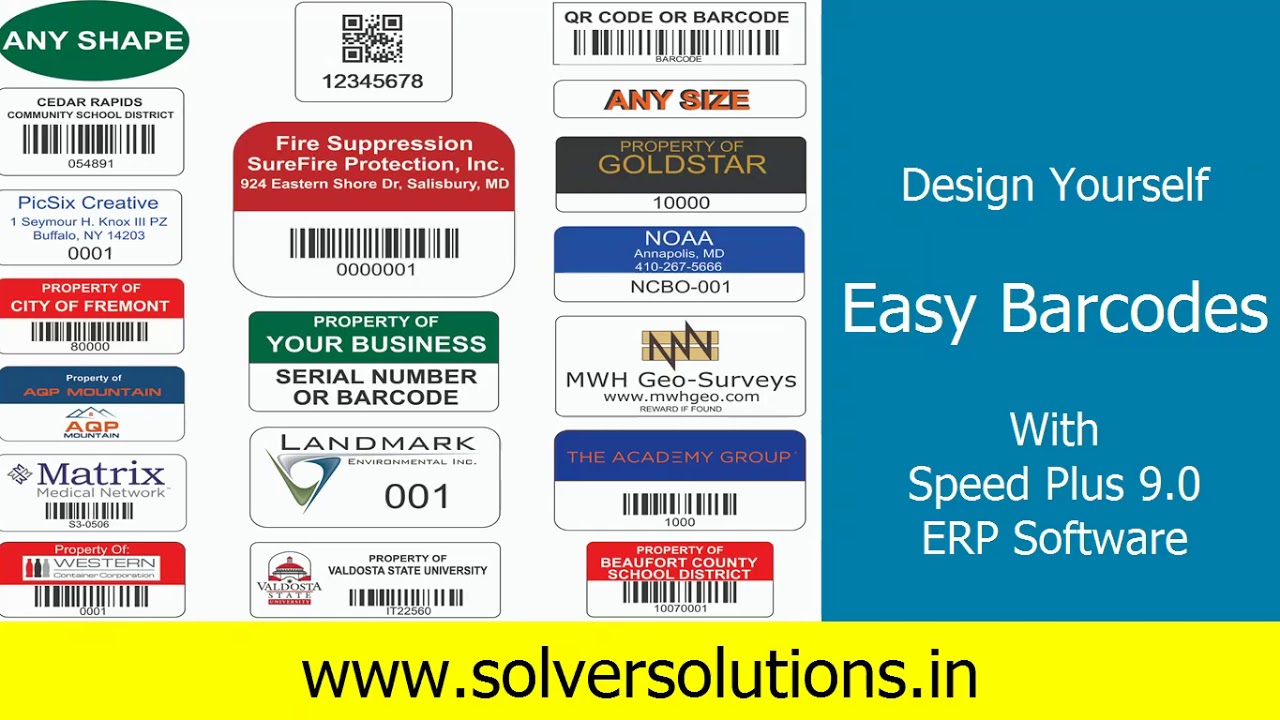 How To Print Easily Barcode Label In Speed Plus 9 - YouTube