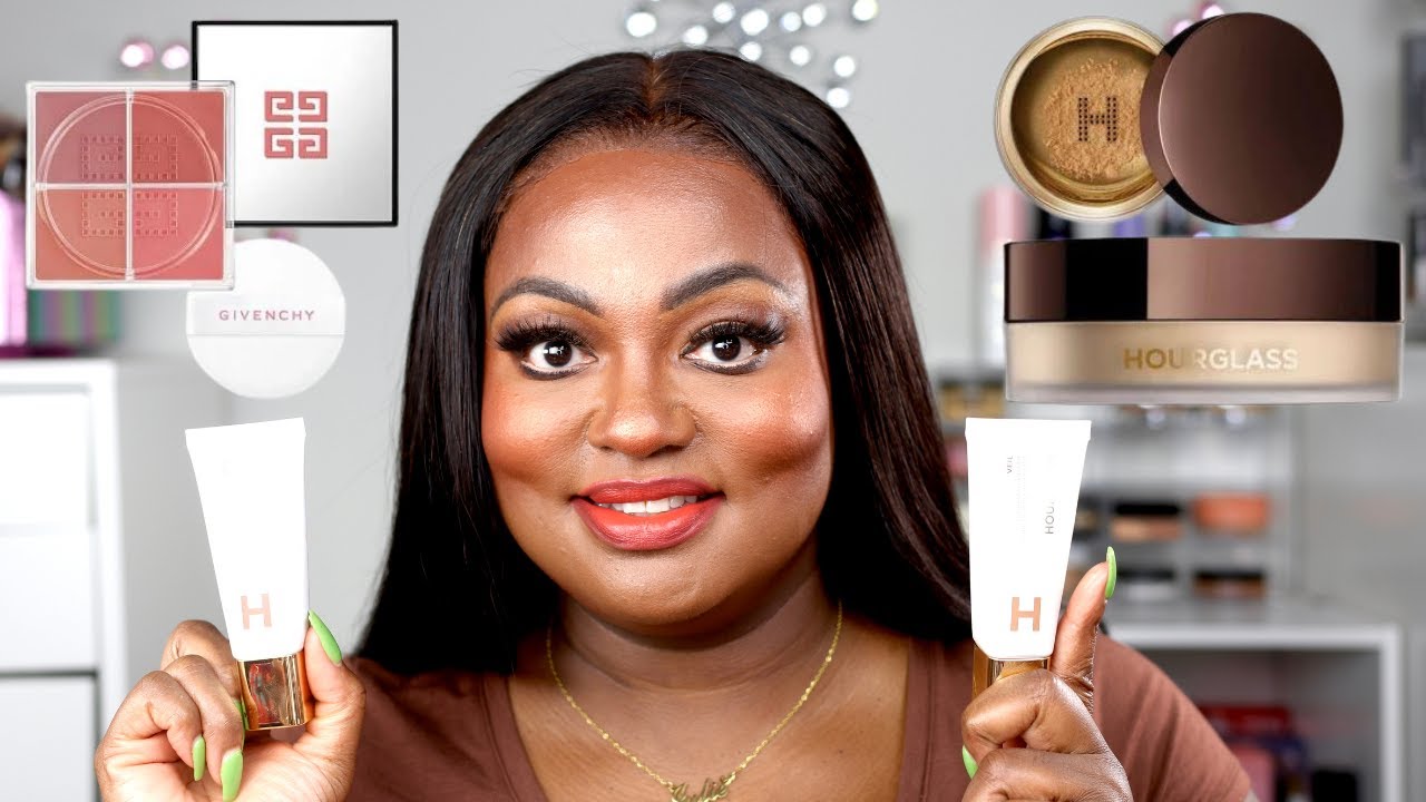 Trying New Makeup First Impression, Demo, Weartest Hourglass Skin Tint ...