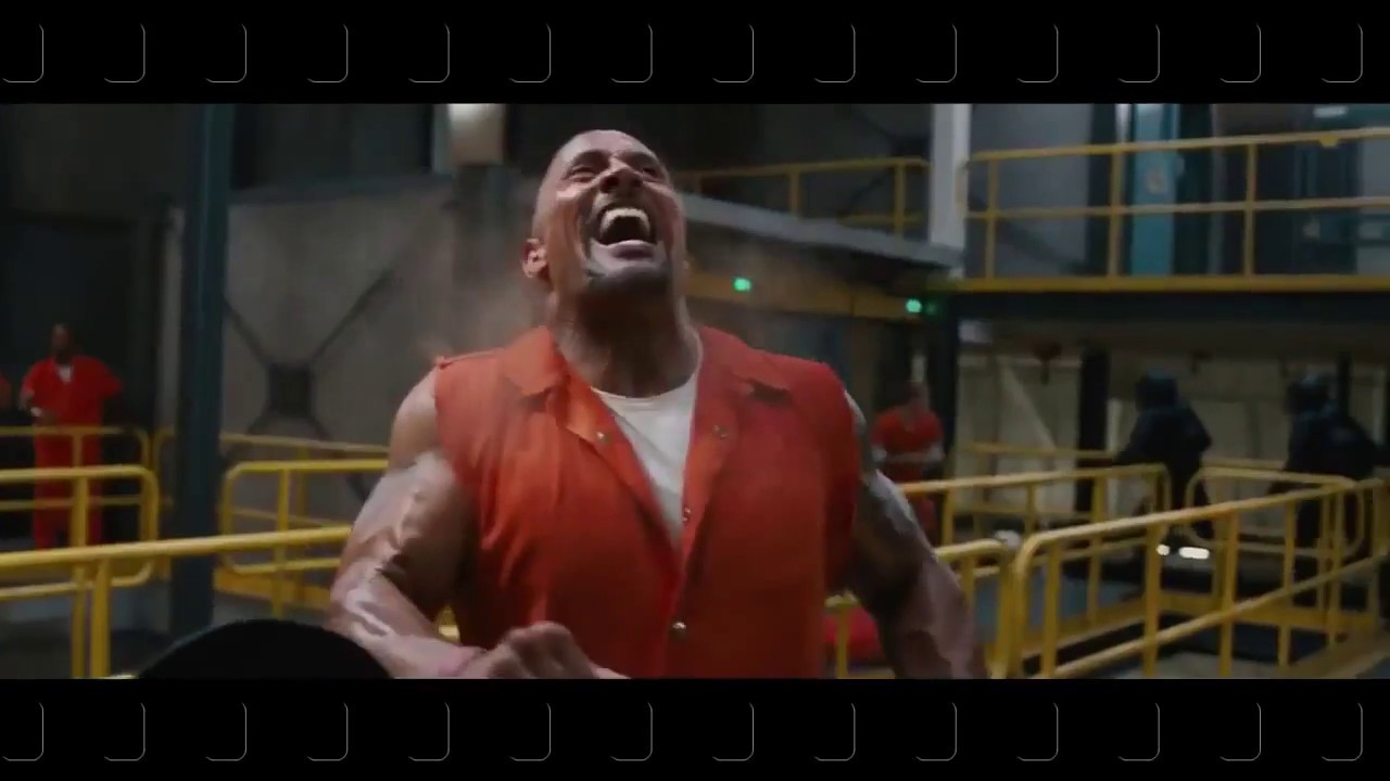 Fast & Furious 8 Dwayne Johnson vs Jason Statham carcel - YouTube