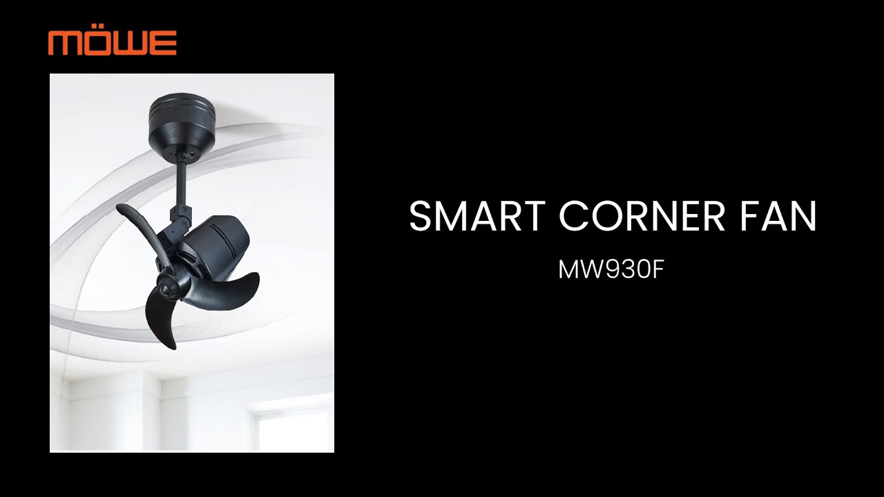 MOWE Smart Corner Fan MW930F - YouTube
