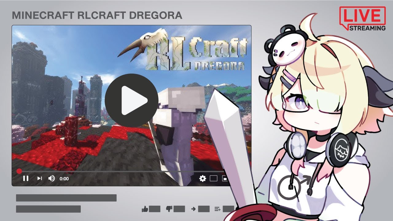 LIVE [minecraft rlcraft dregora] DAY-335 - YouTube