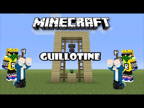 Minecraft - PS4 I Tutorial - Guillotine (working) - YouTube