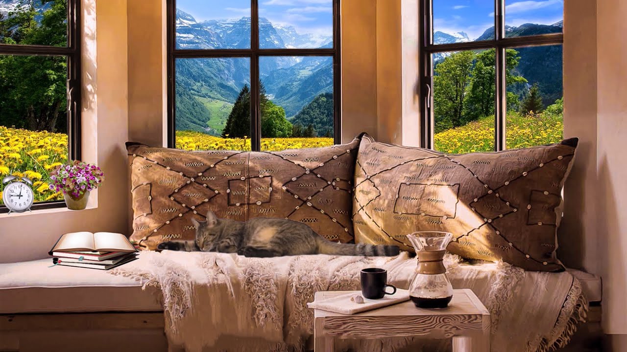 Spring Morning: Sweet Jazz Piano Music and Nature Sounds For Relax ...