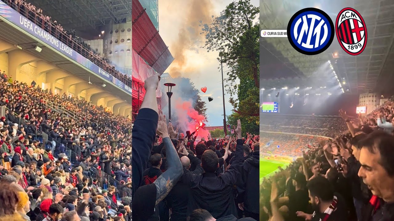 AC Milan Fans Take Over Meazza as Rossoneri Crush Inter in Coppa Italia ...