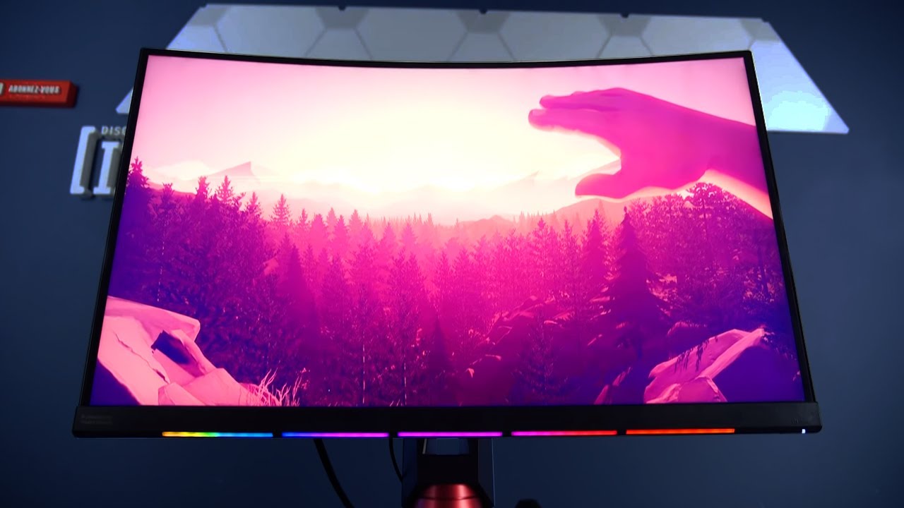 Un magnifique écran Pc Gamer RGB 144Hz - YouTube