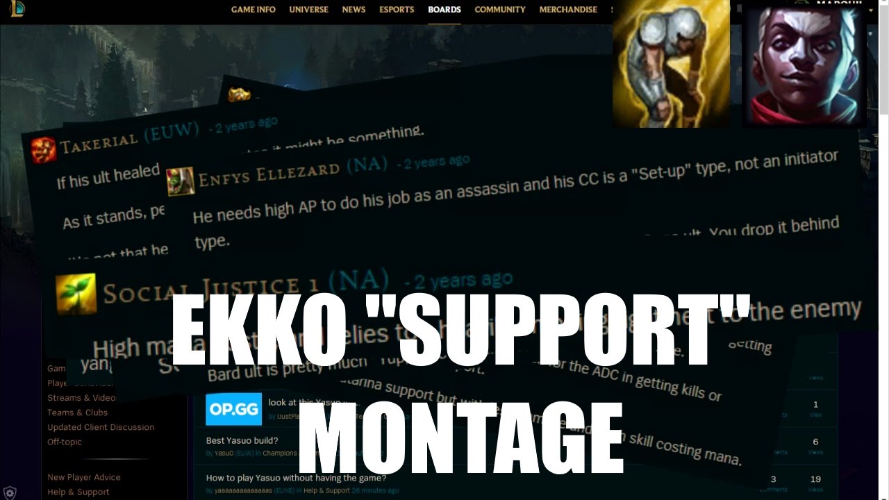 EKKO "SUPPORT" MONTAGE - YouTube