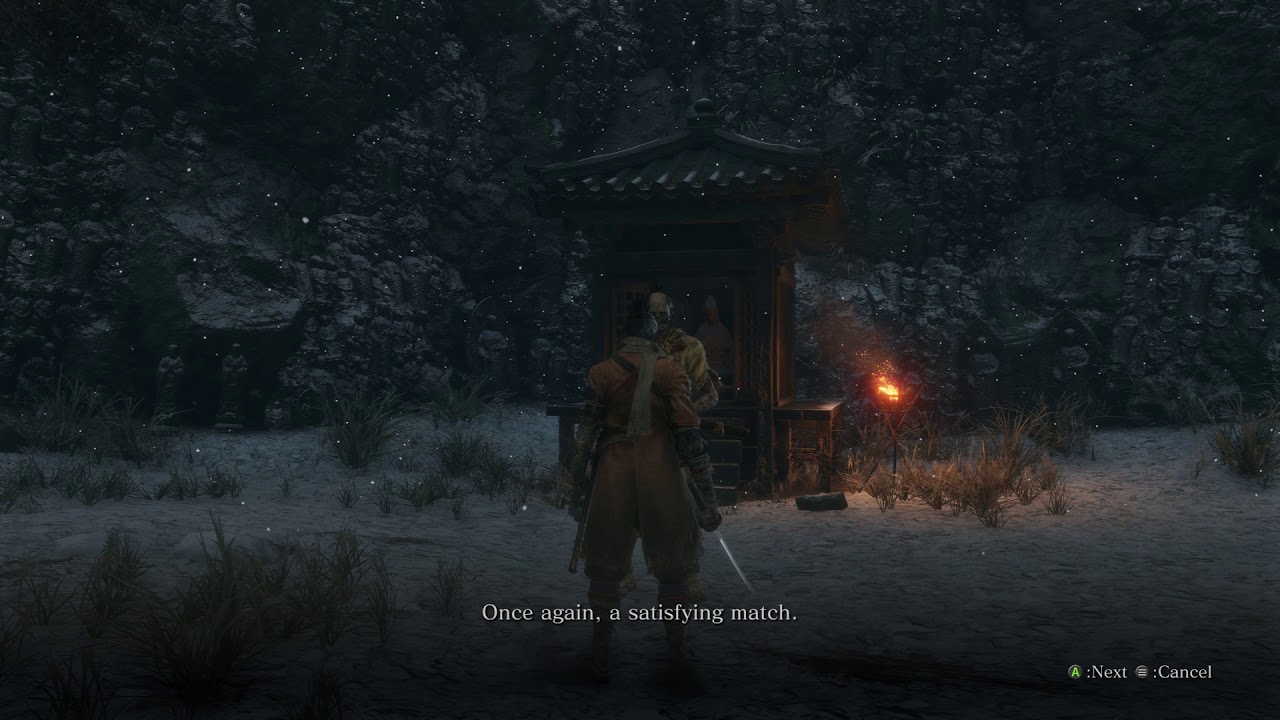Sekiro: Shadows Die Twice - Dilapidated Temple: Hanbei Free Combat ...
