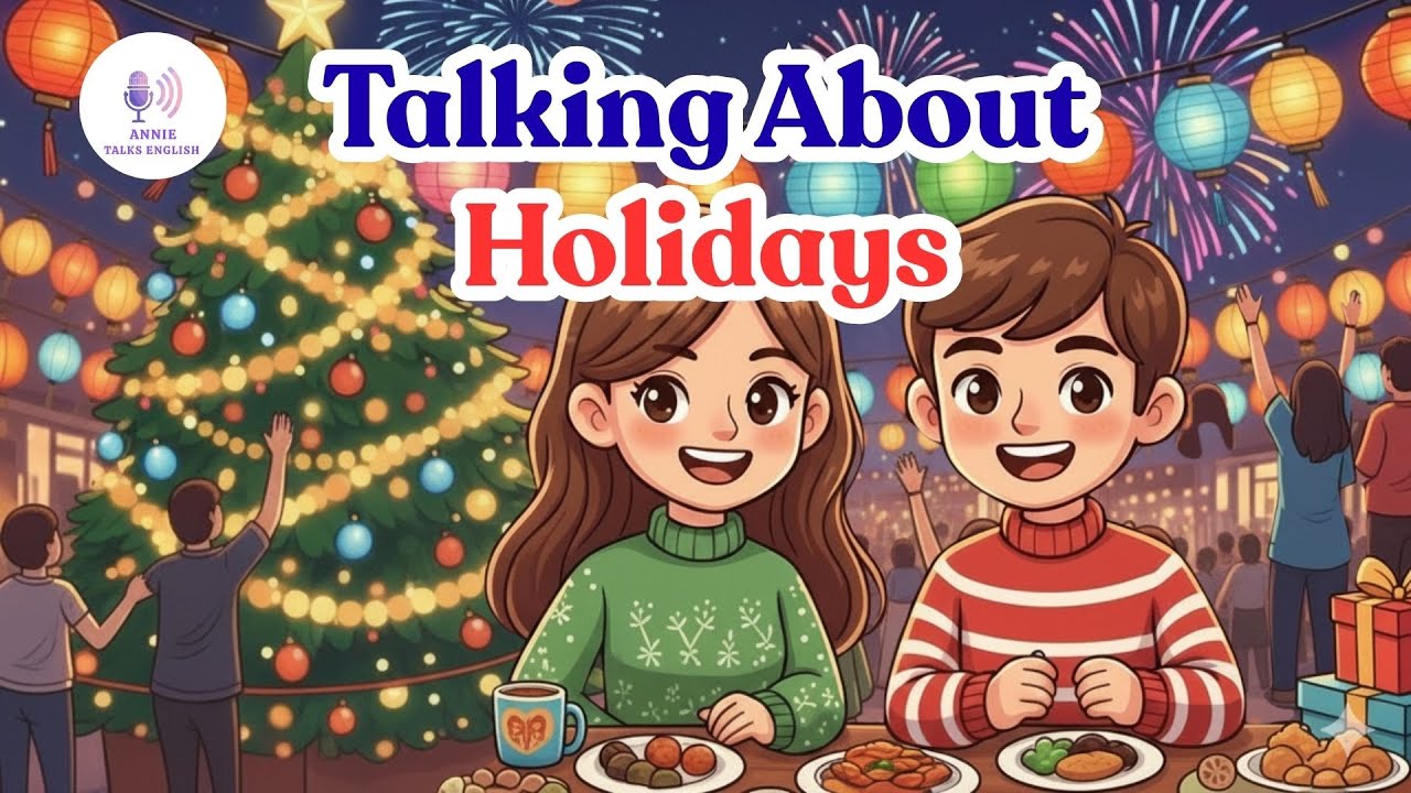 Easy English Conversation: Talking about Holidays - YouTube