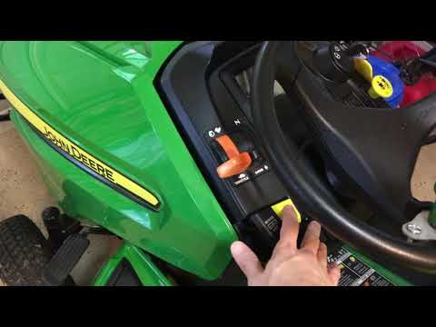 John Deere X350 RIO Safety Switch Disable Horn Button - YouTube