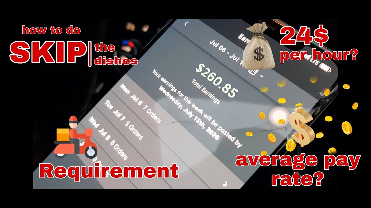 How to earn by SKIP Food Delivery | 24$ per hour ? | Punjab to Canada ...