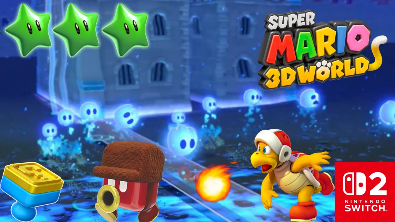 [Super Mario 3D World] WORLD Castle-1 Fort Fire Bros - YouTube