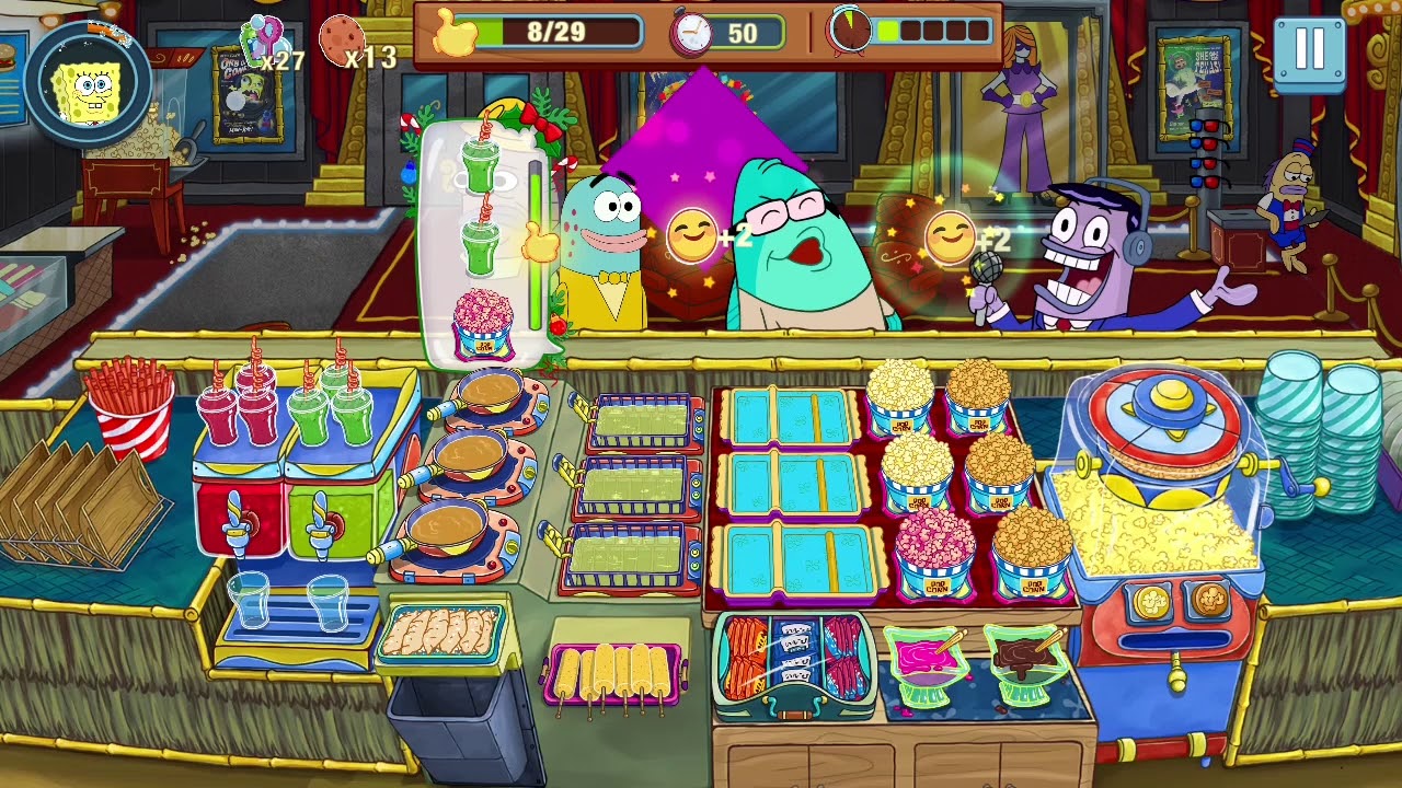 LAST LEVEL I.J.L.S.A CAFE AND MOVIE - SPONGEBOB KRUSTY COOK OFF - YouTube