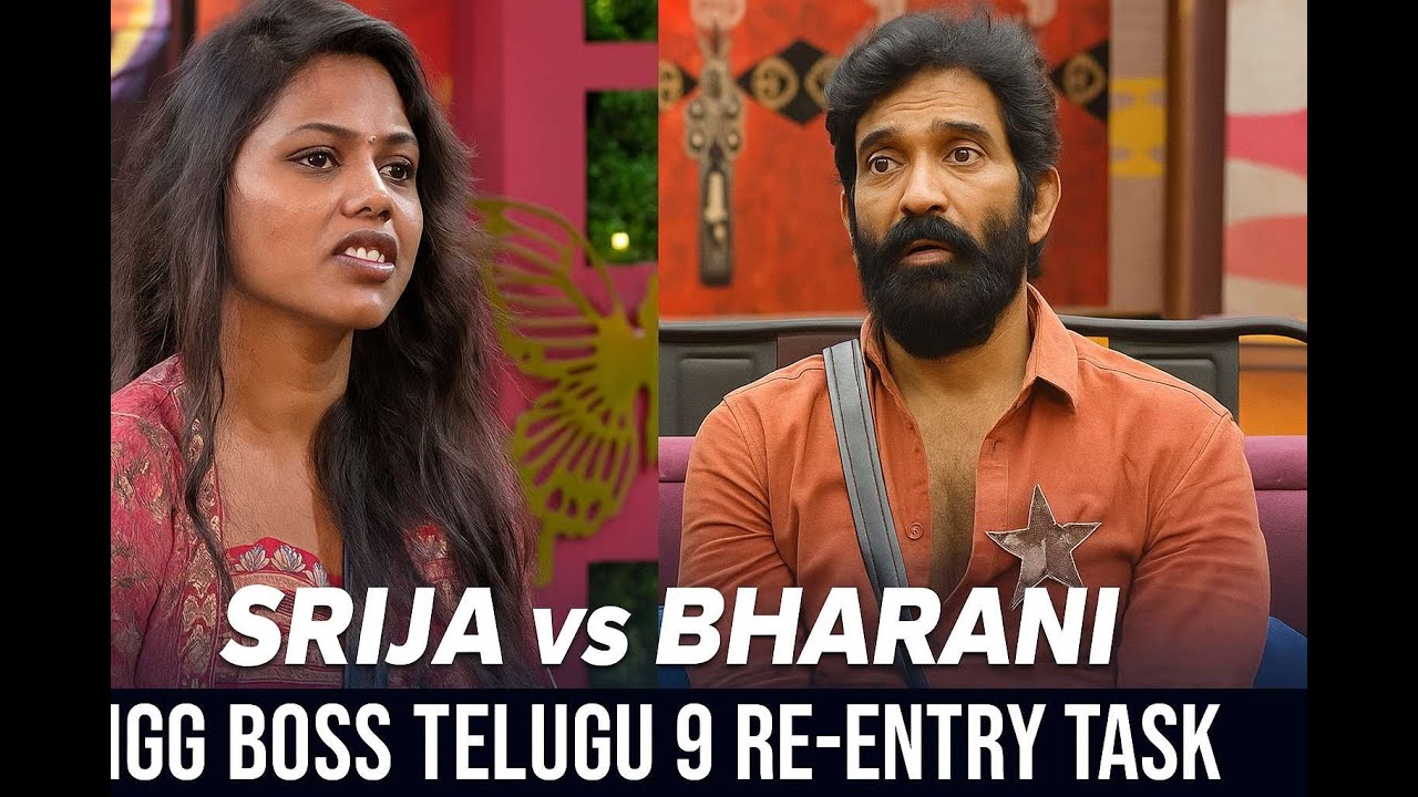 🏆 Re-Entry War! Srija vs Bharani Full Task Highlights | Bigg Boss 9 ...