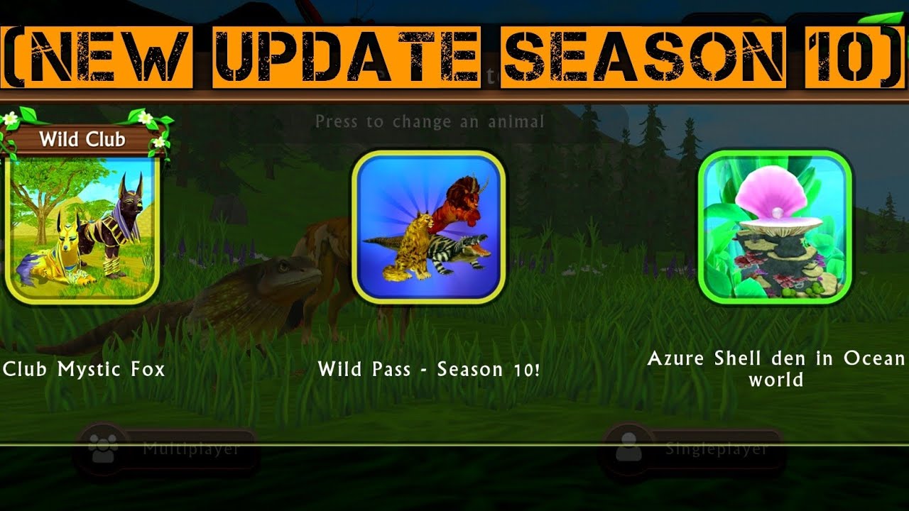 WildCraft: new update (Season 10) and Ocean World new pet, new den more ...