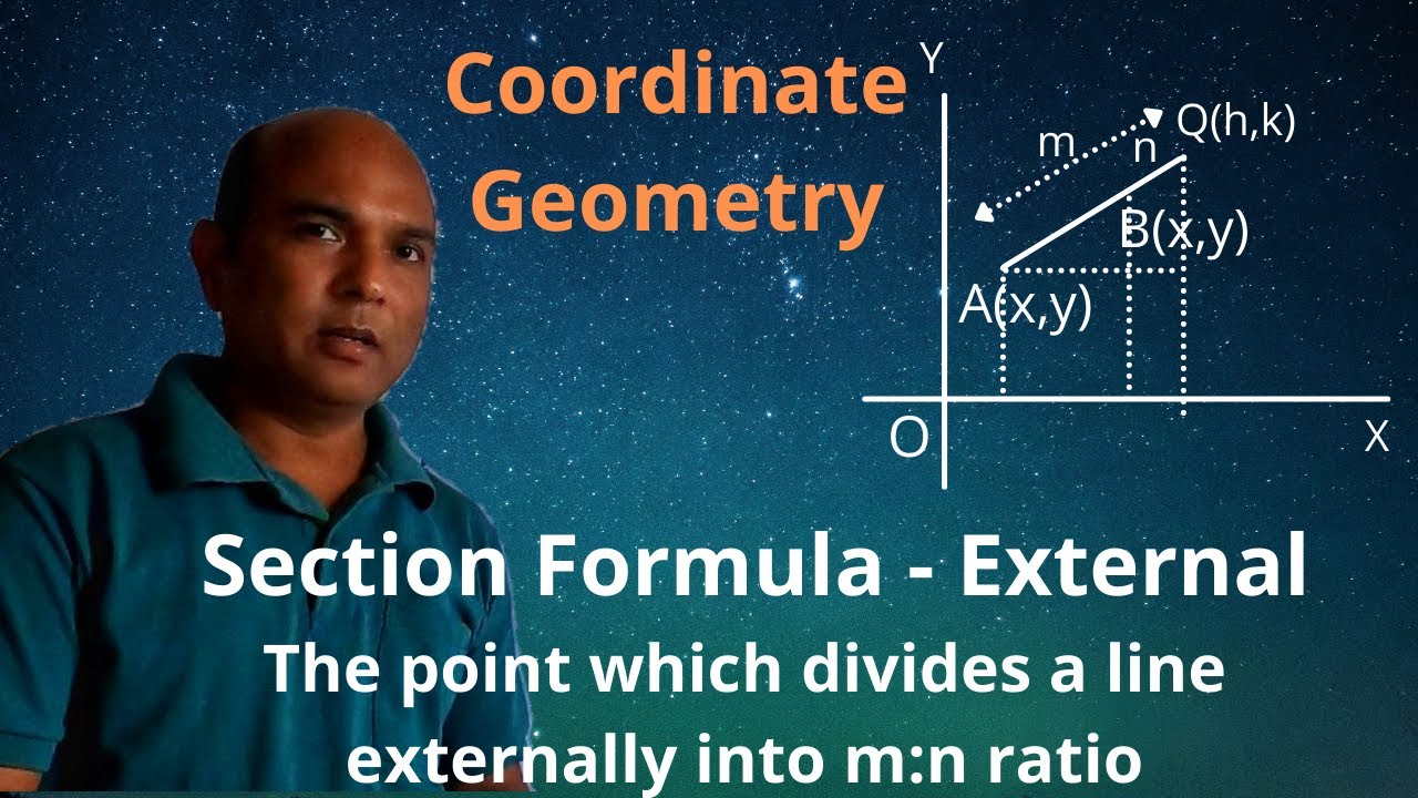 Section Formula - Externally | The point which divides a line ...