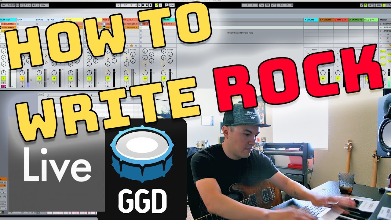 How To Write Rock Music (Ableton Live 9) 😱😱 - YouTube