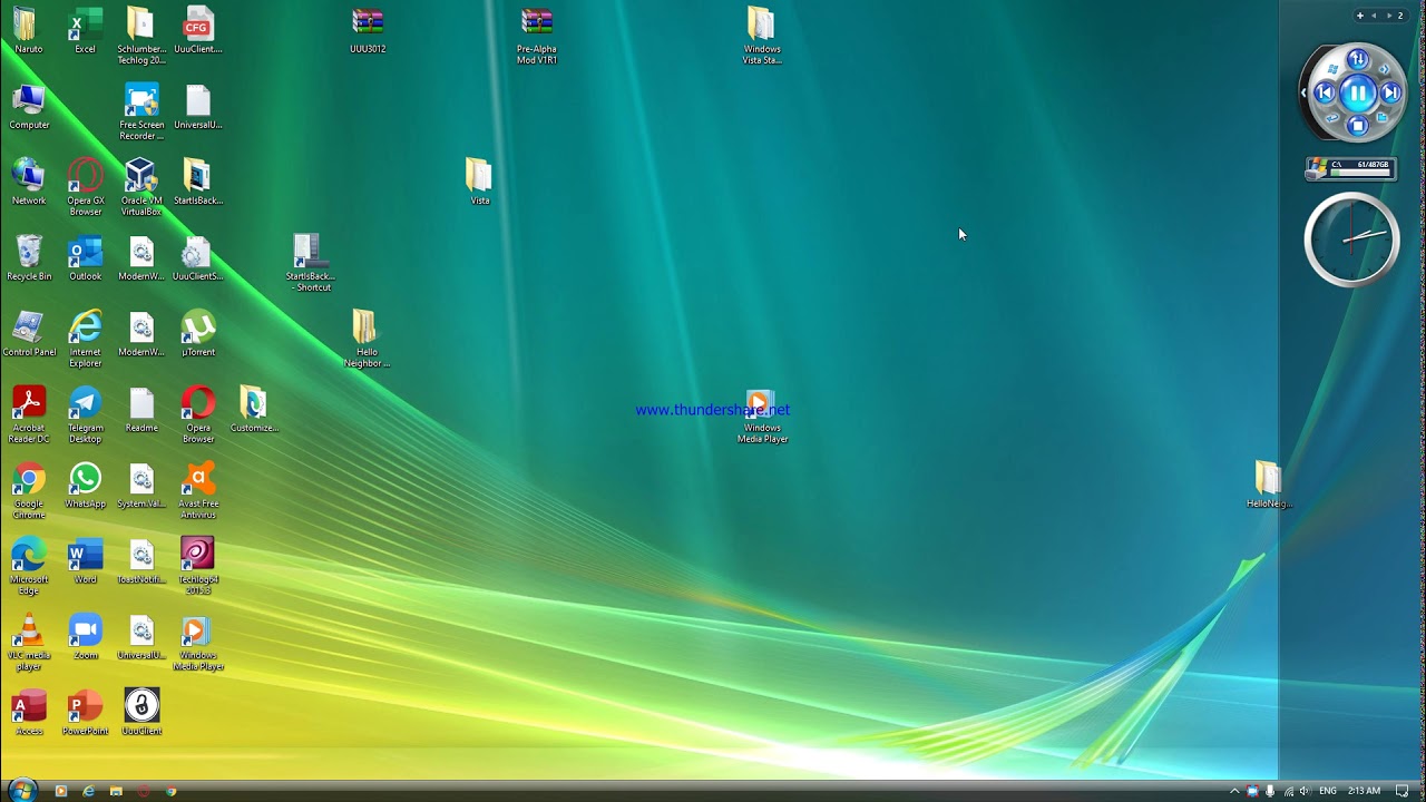 Windows Vista Theme For Windows 10 - YouTube