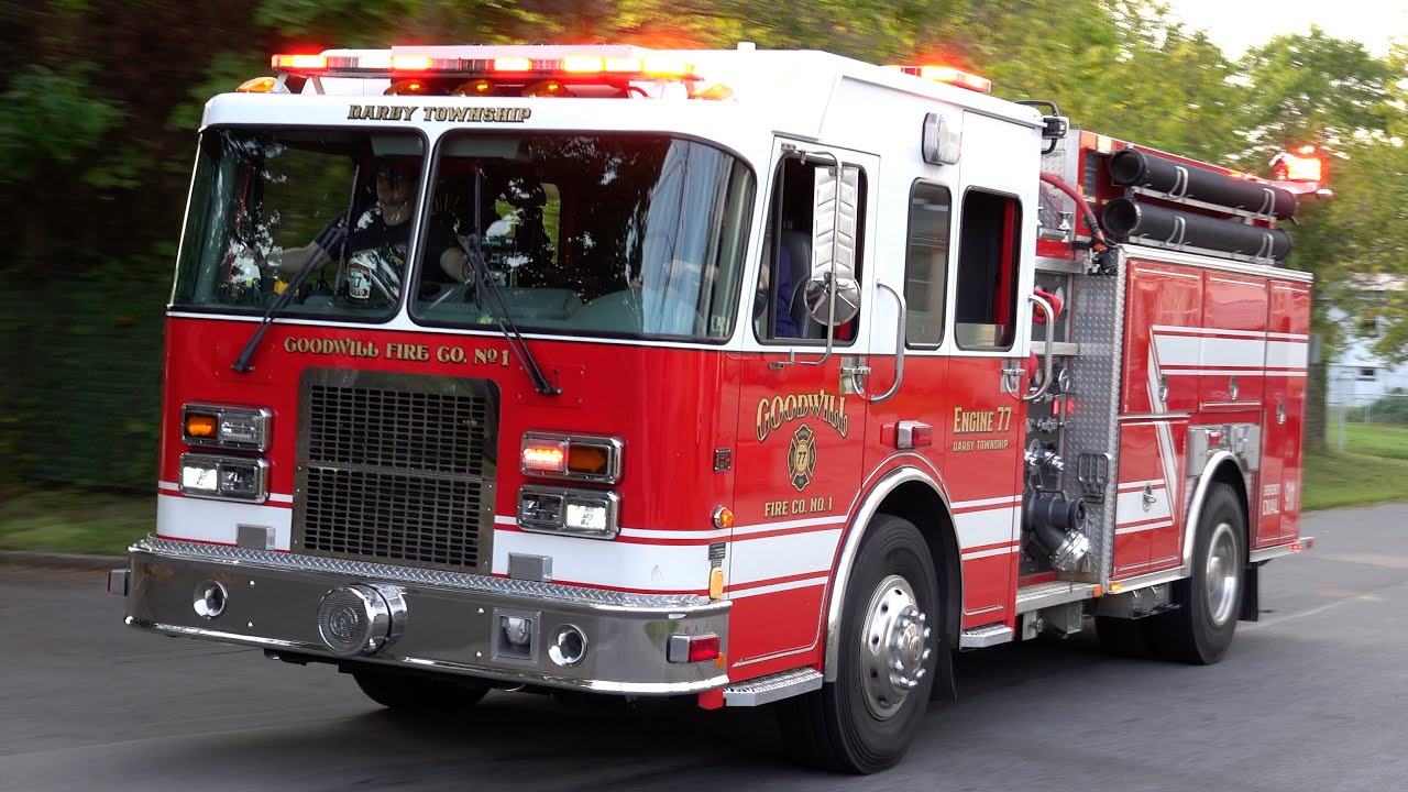 Goodwill Fire Company Engine 77 Responding - YouTube