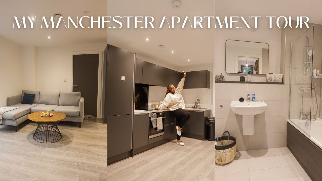 MY MANCHESTER 🇬🇧 APARTMENT TOUR | INTERNATIONAL STUDENT | RENT | TIPS ...