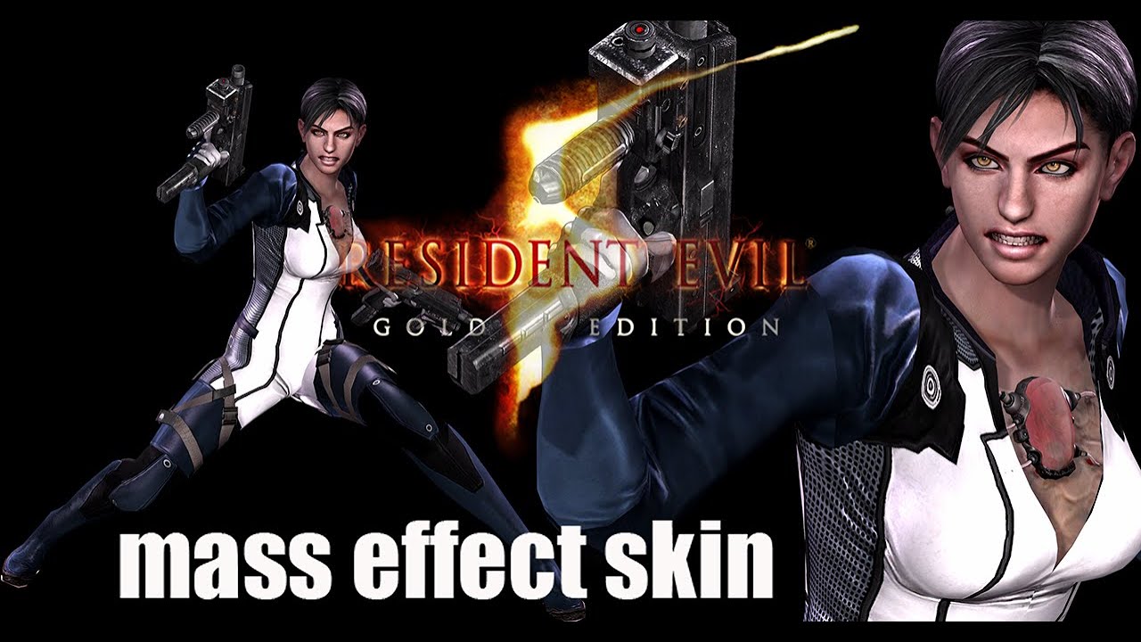 resident evil 5 mod jill mass effect cosplay. - YouTube