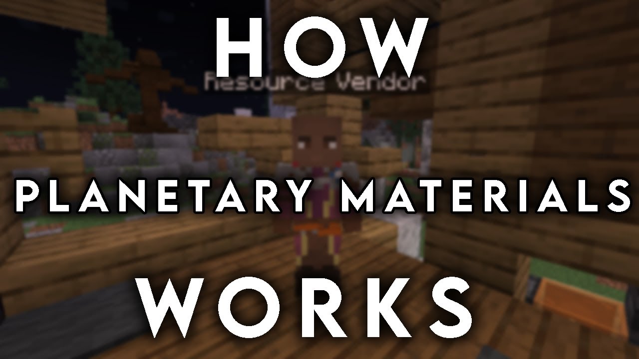 How Planetary Materials Works in Minecraft Destiny - YouTube