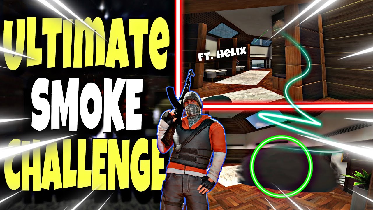 The Ultimate Smoke CHALLENGE | Ft. Helix - YouTube