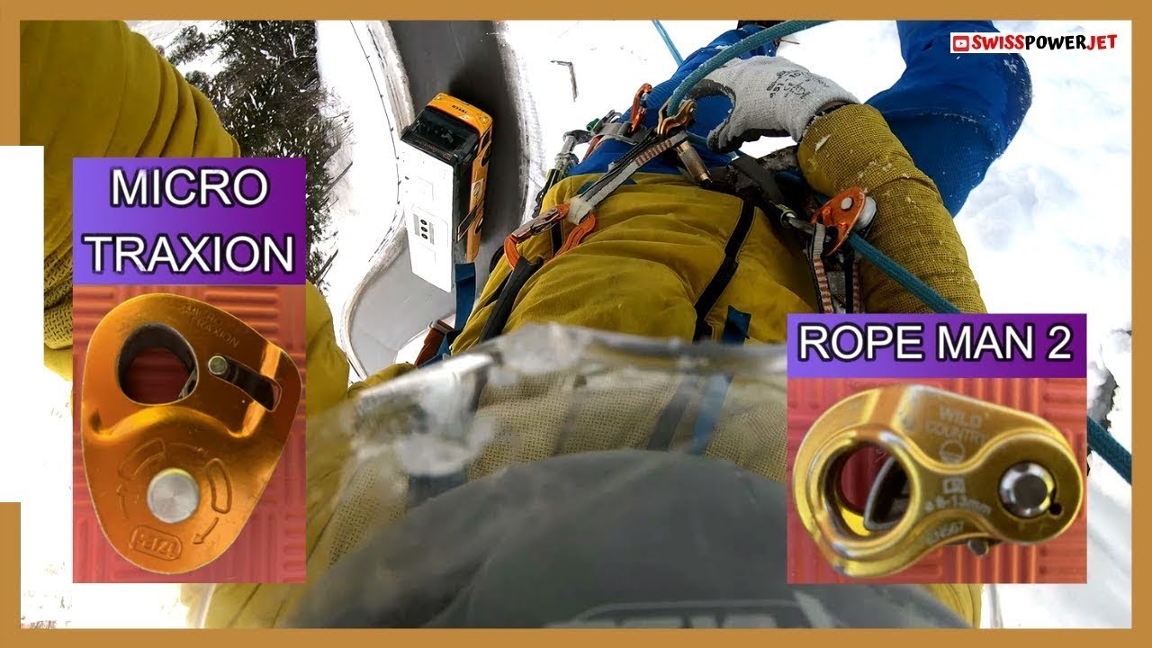 Safest solo system for ice climbing - Petzl Micro Traxion and Wild ...