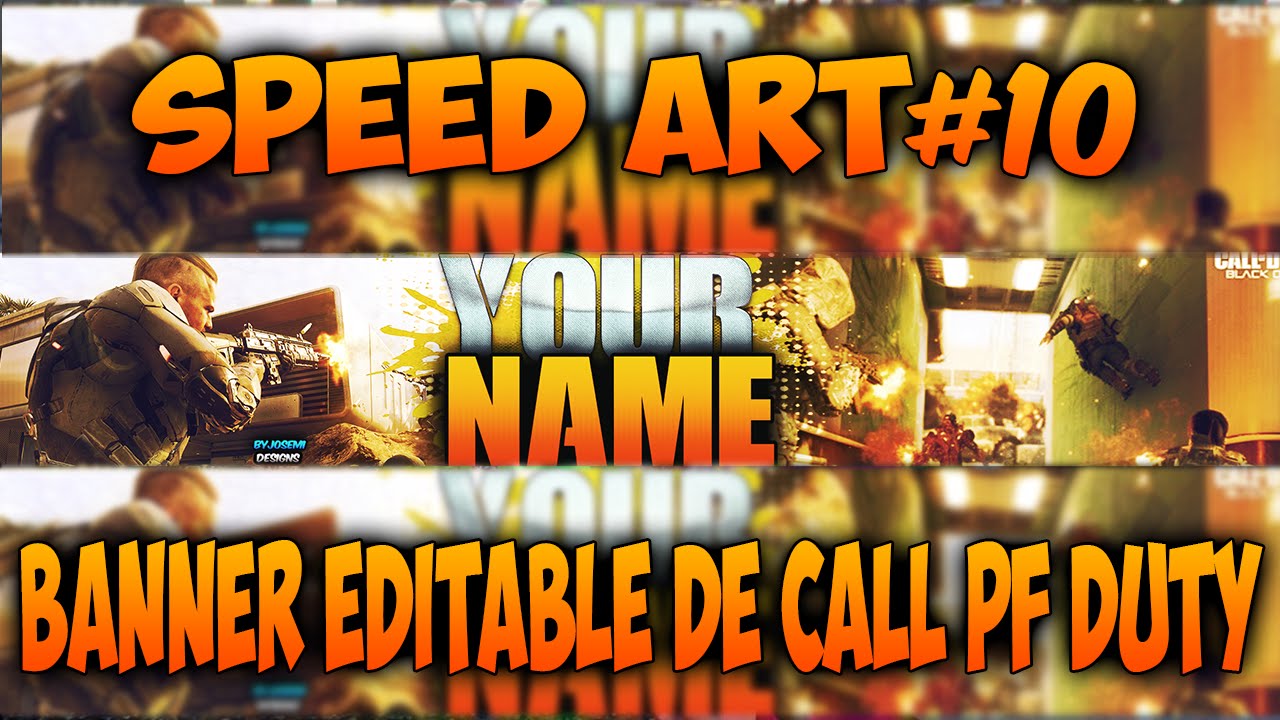 Speed Art 10 | Banner Editable De Call Of Duty Black Ops 3 | Josemi ...