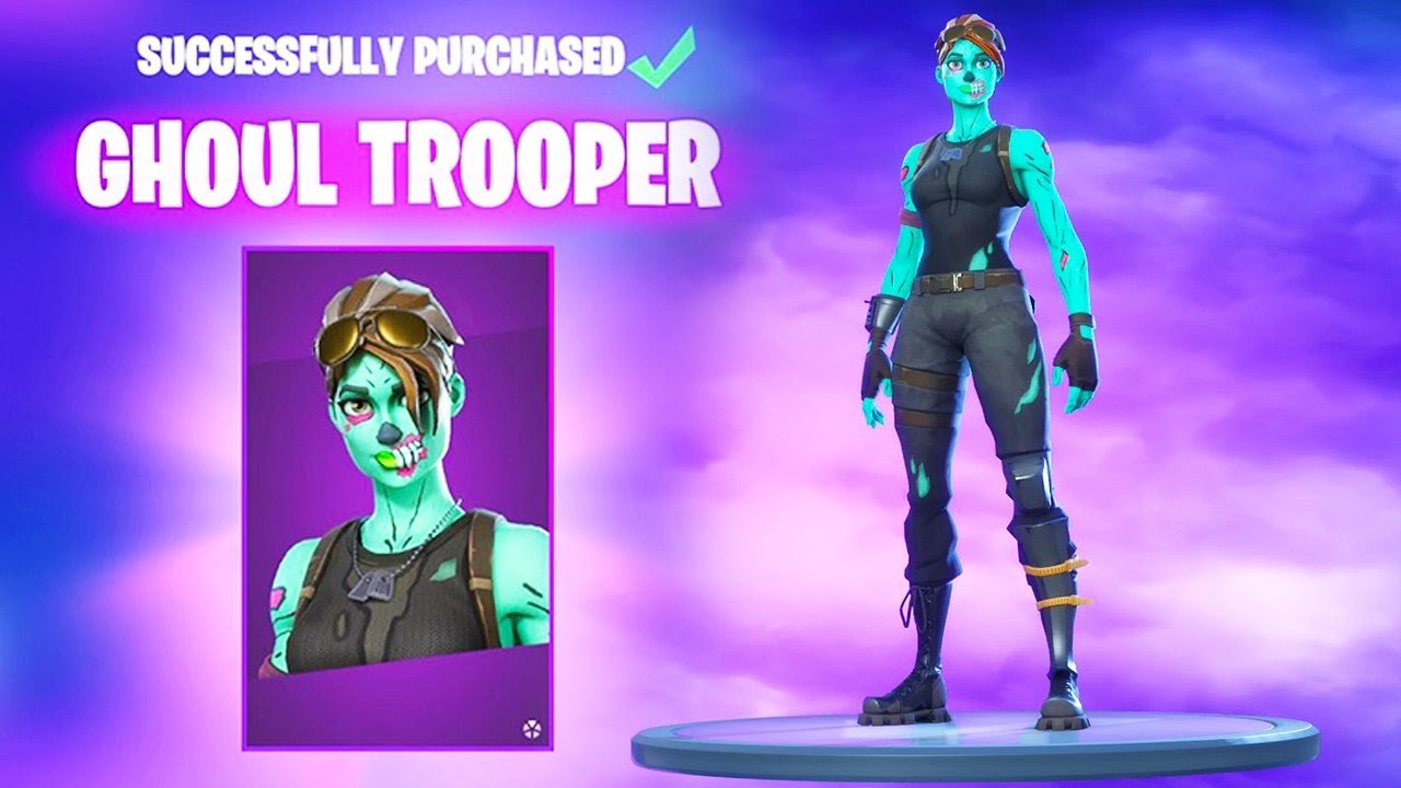 *RARE* GHOUL TROOPER SKIN BACK in Fortnite! - YouTube