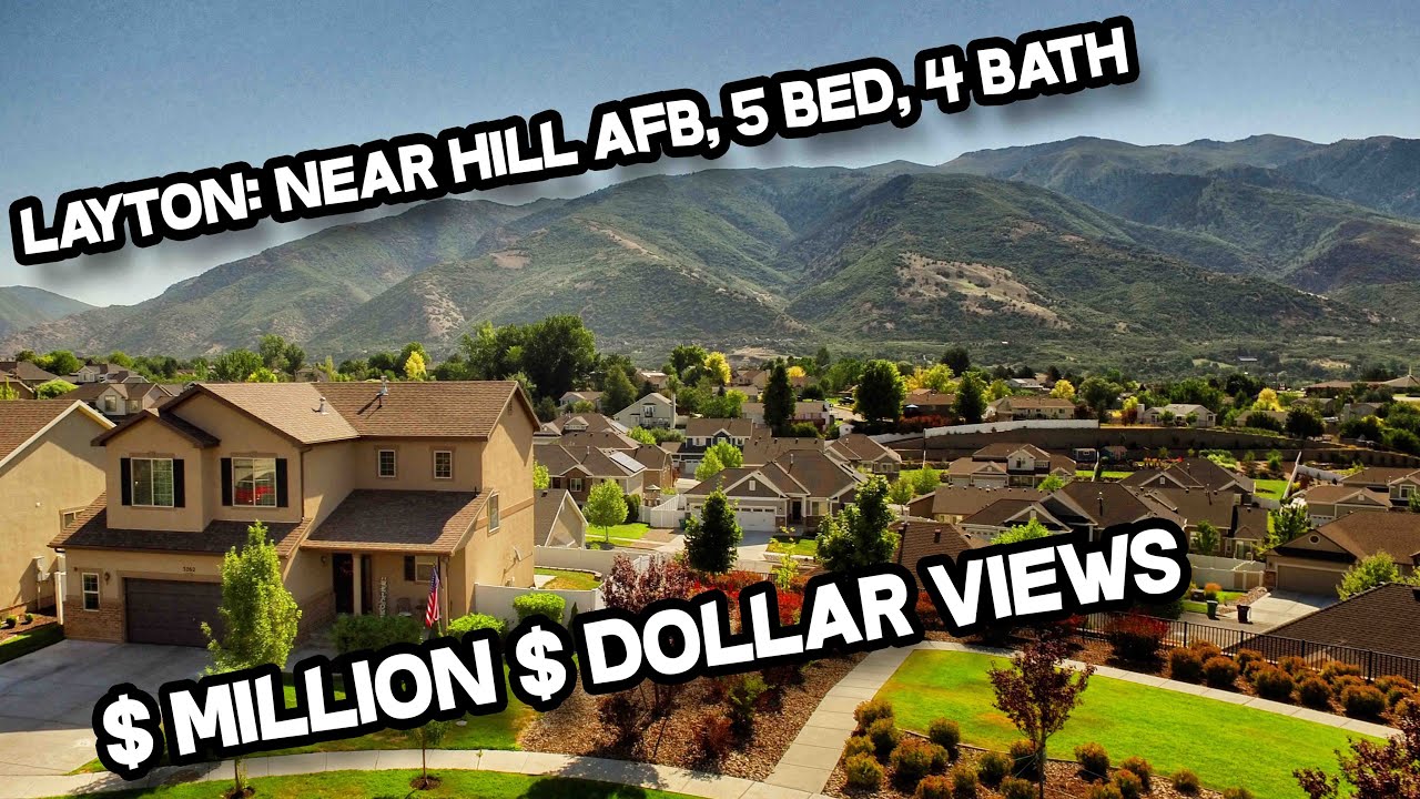 5 Bed 4 Bath East Layton Home For Sale near Hill AFB Views to Die For ...