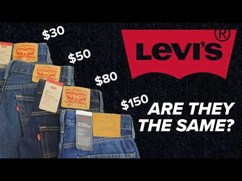 How Levi's Sells the Same Jeans at Different Prices | Levi's 505 Teardown | Industry Secrets