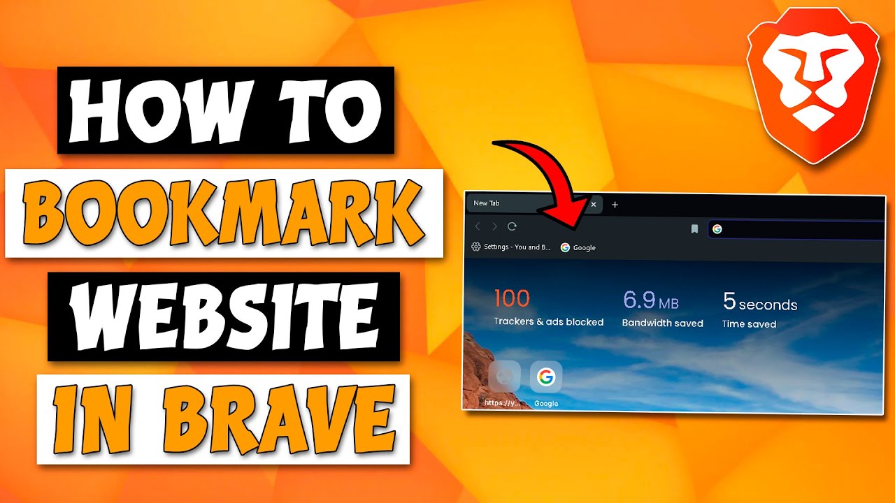 How To Bookmark A Website In Brave Browser - YouTube