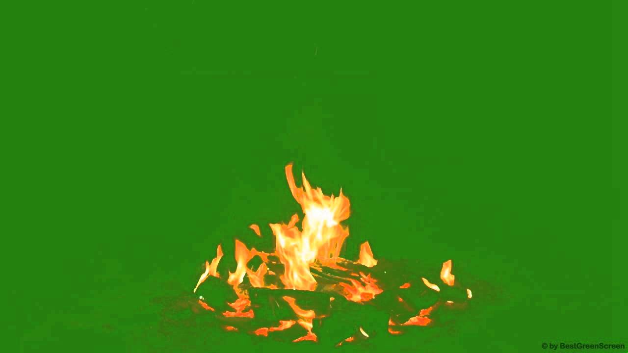Real Fire Flame - green screen - free use - YouTube