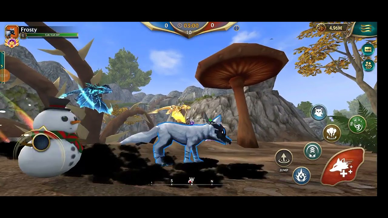 playing as fox in pvp! (wolf tales) - YouTube