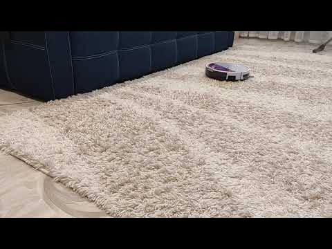Как робот пылесос чистит ковер с высоким ворсом. Робот пылесос Polaris ...