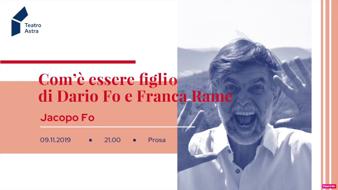 Jacopo Fo racconta 𝐂𝐨𝐦'𝐞̀ 𝐞𝐬𝐬𝐞𝐫𝐞 𝐟𝐢𝐠𝐥𝐢𝐨 𝐝𝐢 𝐃𝐚𝐫𝐢𝐨 𝐅𝐨 𝐞 𝐅𝐫𝐚𝐧𝐜𝐚 𝐑𝐚𝐦𝐞 - YouTube