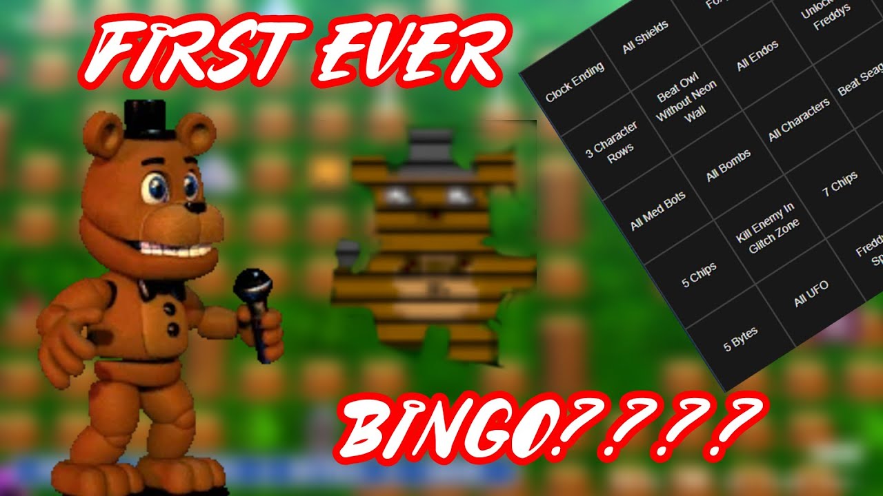 The First Ever FNaF World BINGO (Challenge) - YouTube