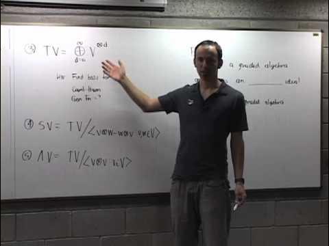 Lecture 5 . Hopf Algebras and Combinatorics (Federico Ardila) - YouTube