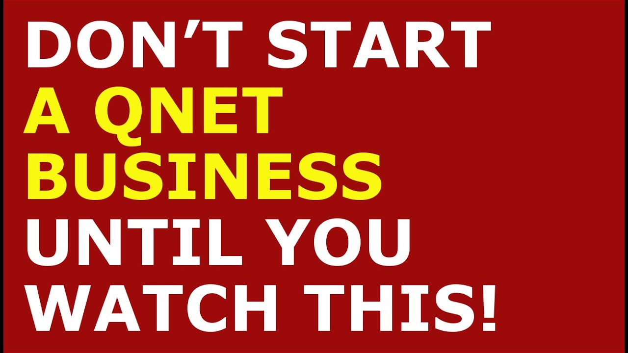 How to Start a Qnet Business | Free Qnet Business Plan Template ...