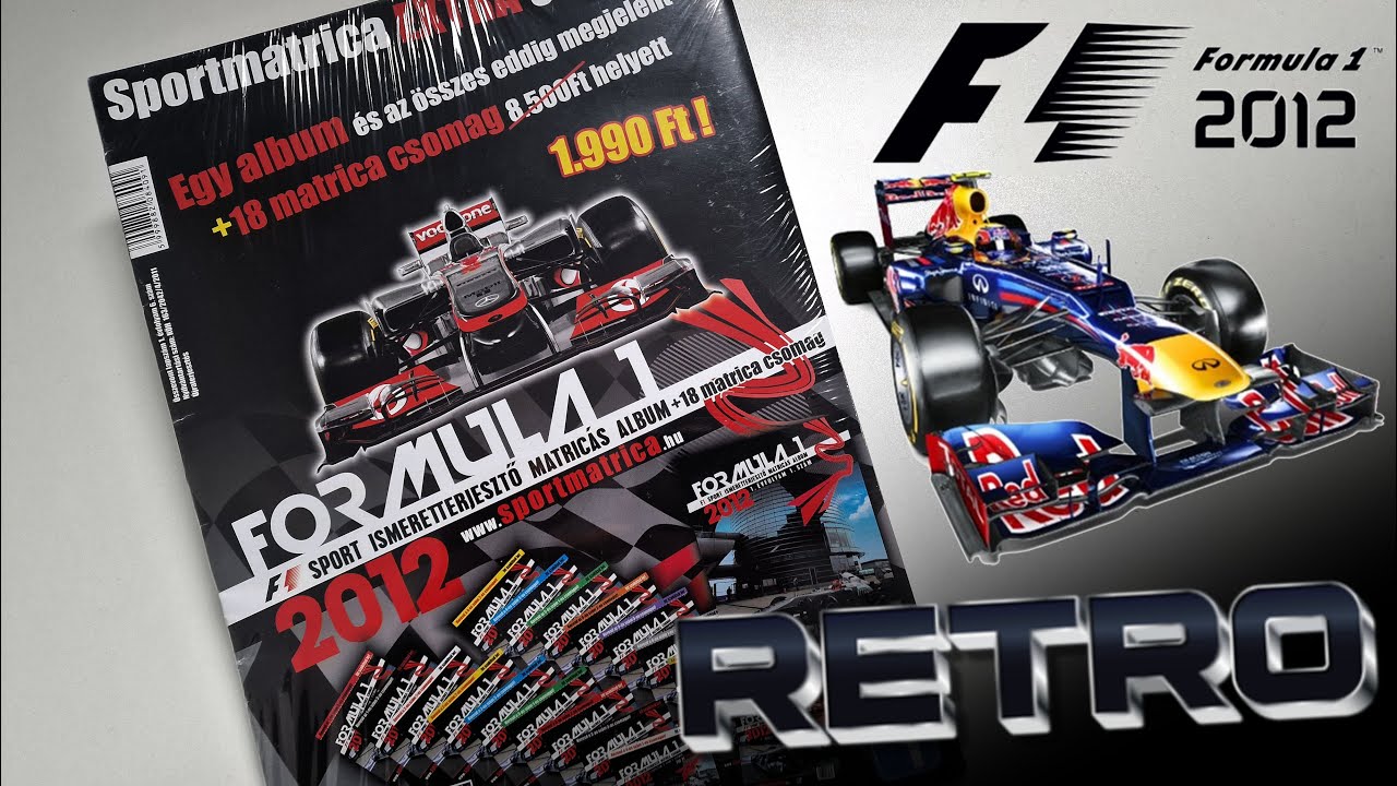 Formula 1 Retro Matricás Album 2012 | Bemutató - YouTube