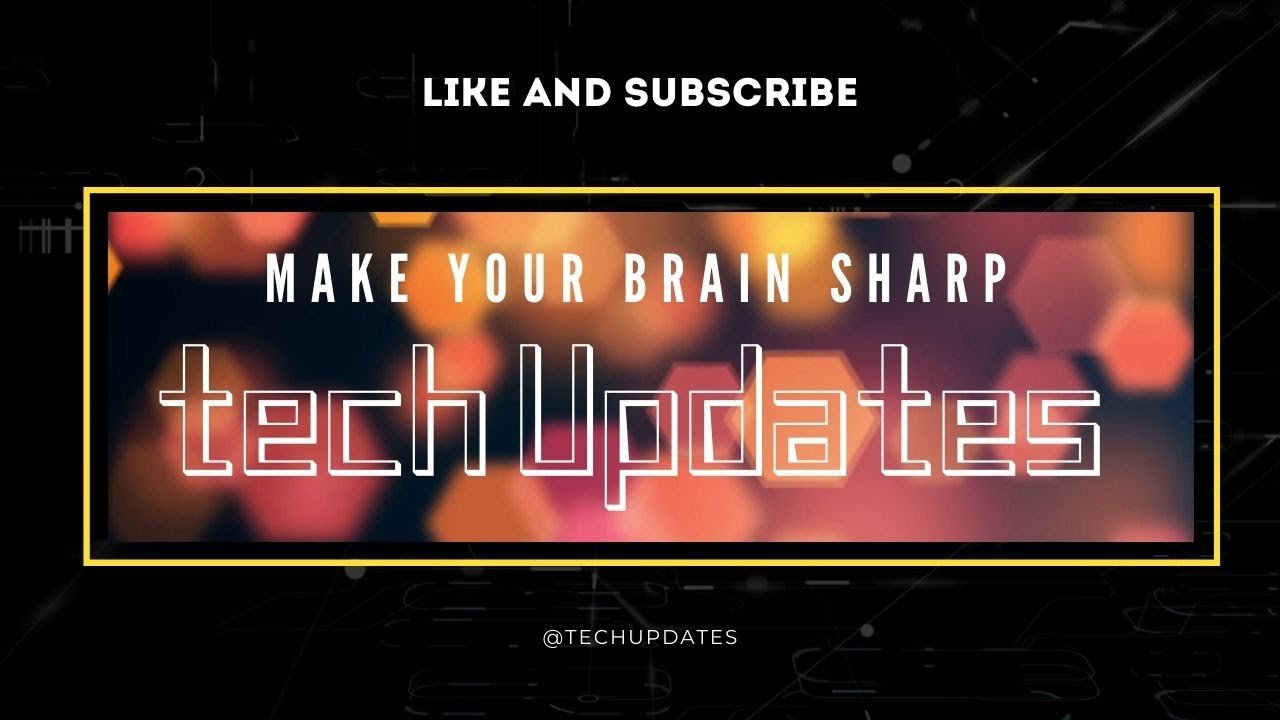 Tech Updates Intro Video - YouTube